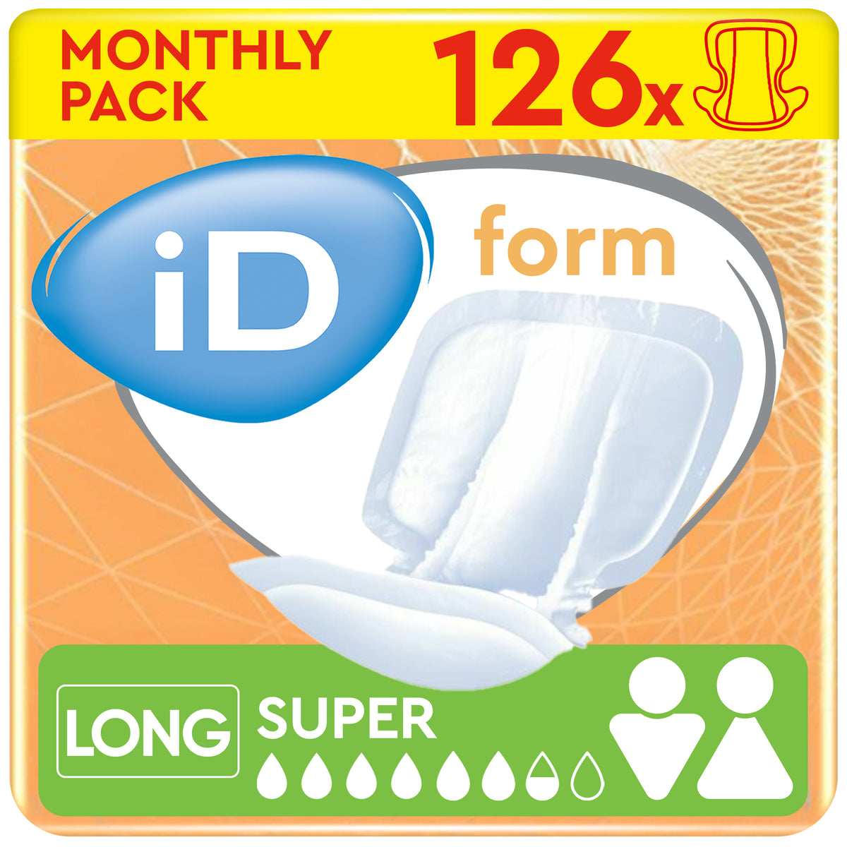 Form Incontinence Pads, Size Long, Super, White (Qty:126) – ViraCare