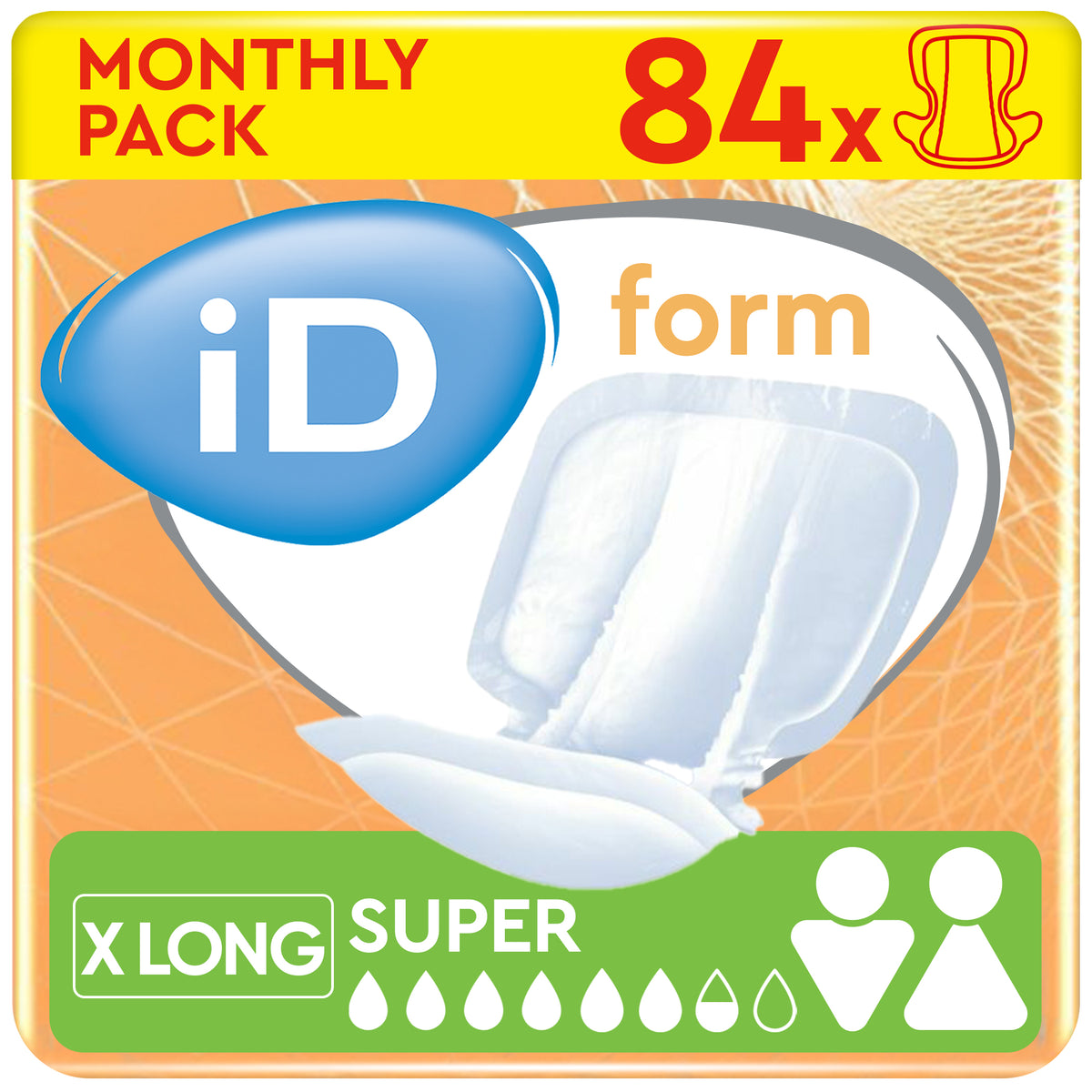 Form Incontinence Pads, Size Extra Long, Super, White (Qty:84) – ViraCare