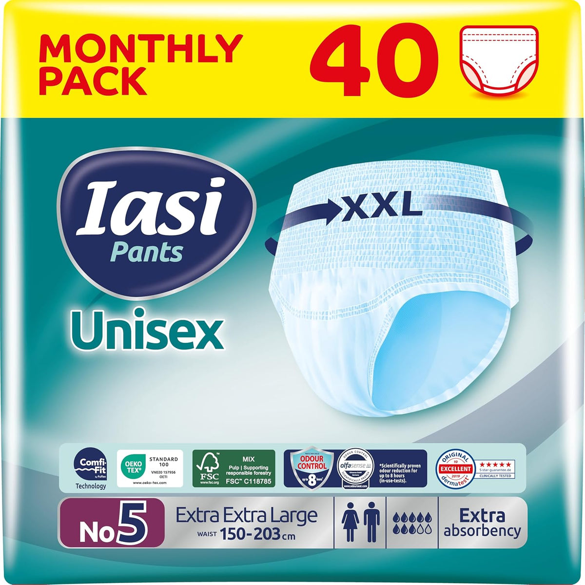 Adult Pull Ups, Extra Absorbency, Unisex, XXL (Qty: 40) – ViraCare