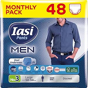 Blue Incontinence Pants for Men, L (Qty:48) – ViraCare