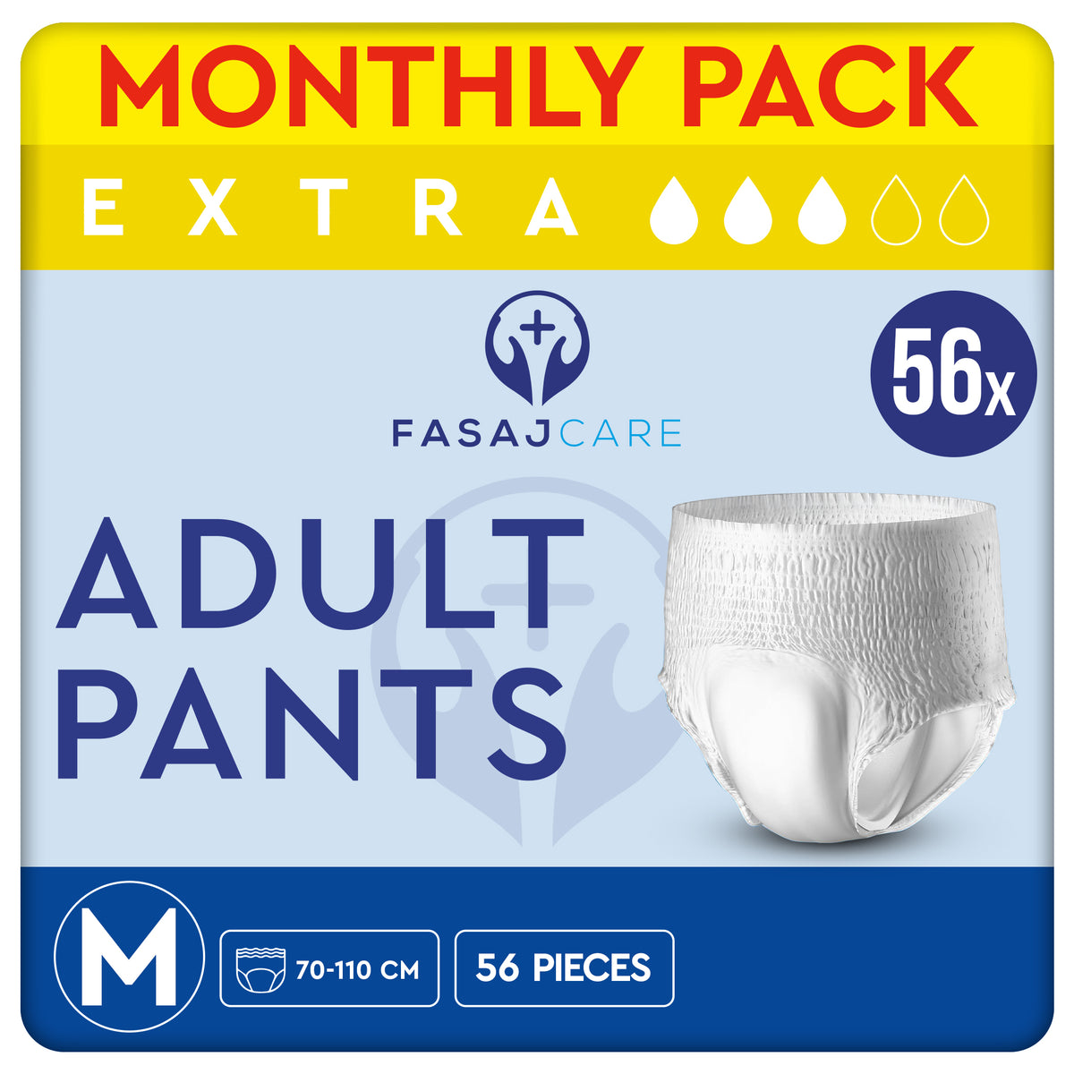 Adult Pull Ups Extra Absorption, Unisex, M, L (Qty: 56) – ViraCare