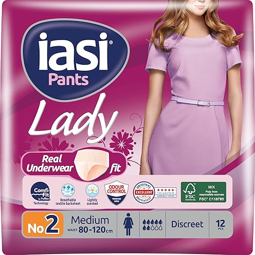 Incontinence Pants for Women Peach, M, Pack of 12 – ViraCare