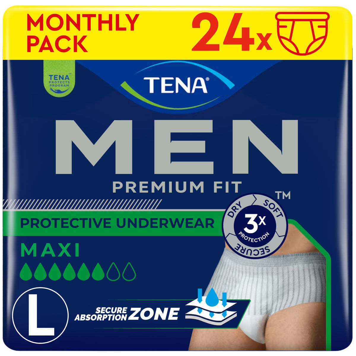 Premium Fit Incontinence Pants Pull-Ups, L/XL, Maxi (Qty:24) – ViraCare