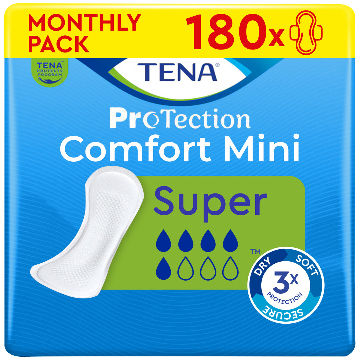 Comfort Incontinence Pads, Mini, Super (Qty:180) – ViraCare