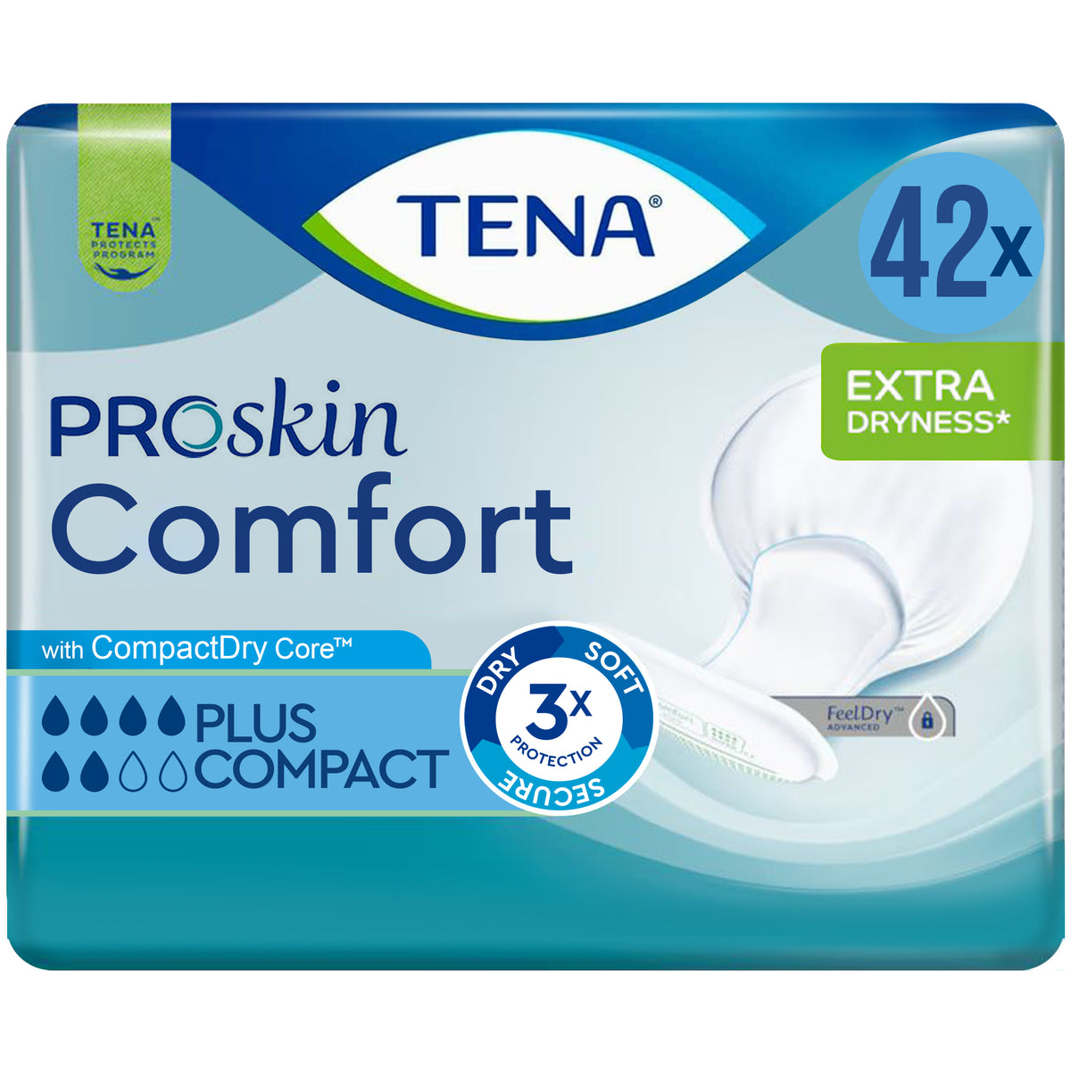 Comfort Incontinence Pads, Plus, Pack of 42 – ViraCare
