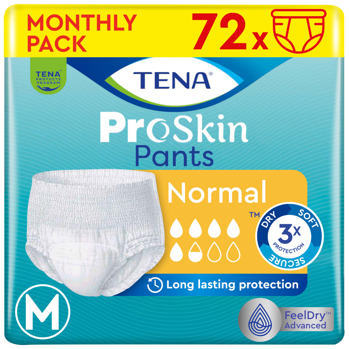 Incontinence Pants Pull-Ups, Medium, Normal (Qty:72) – ViraCare