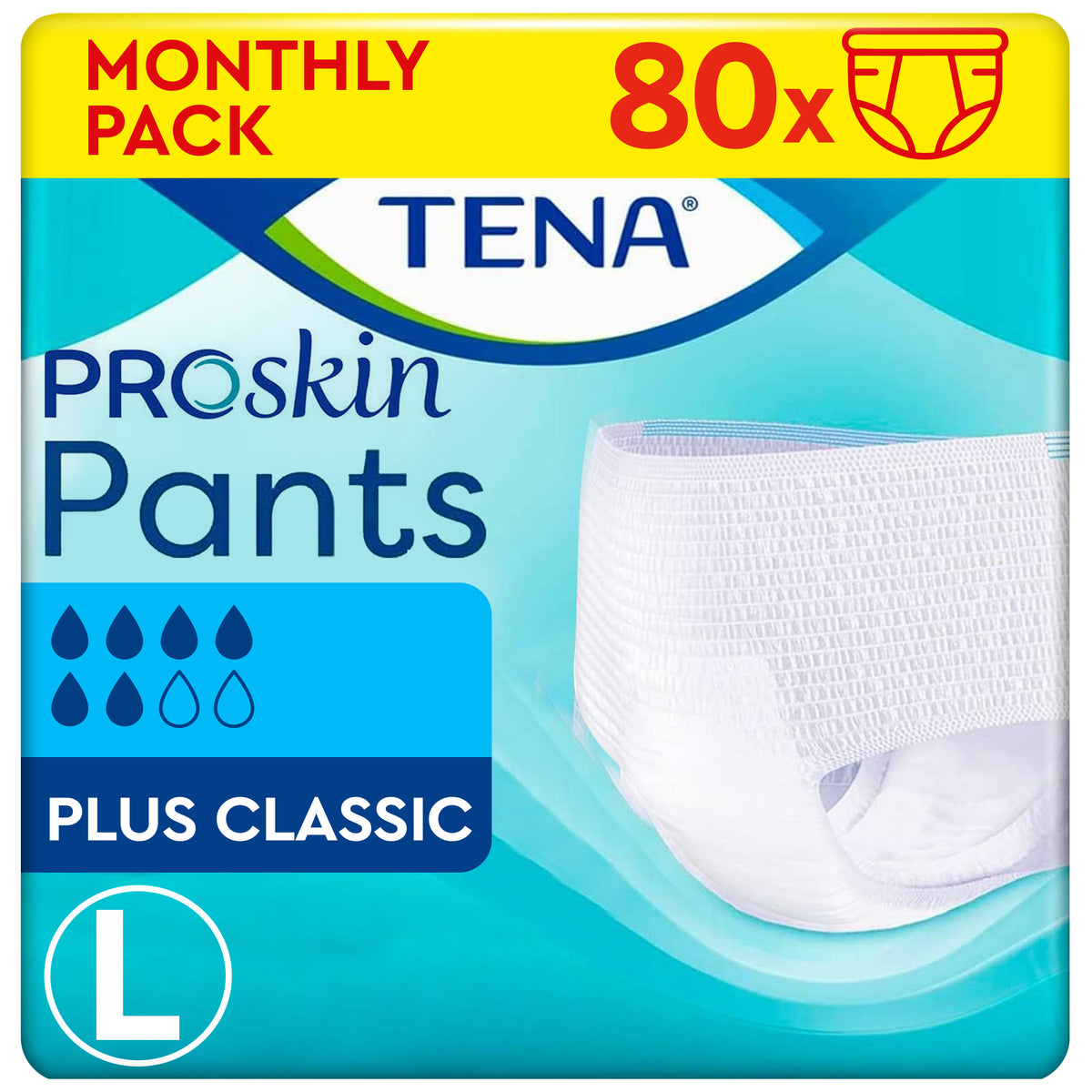 Proskin Incontinence Pants Pull-Ups, Large, Plus (Qty:80) – ViraCare