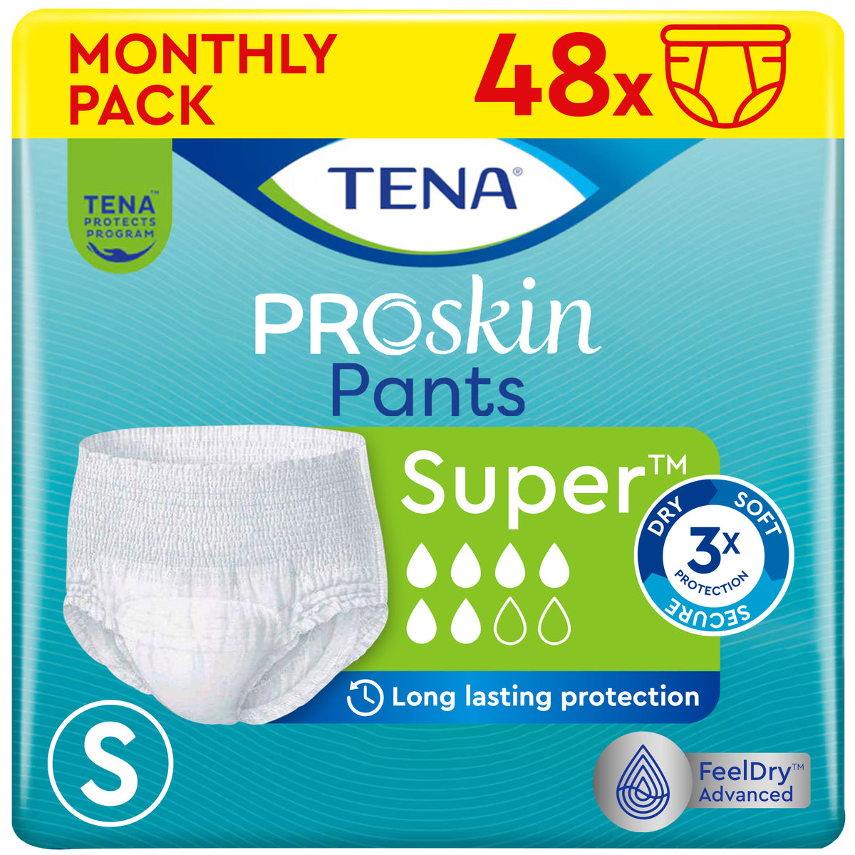 Incontinence Pants Pull-Ups, Small, Super (Qty:48) – ViraCare