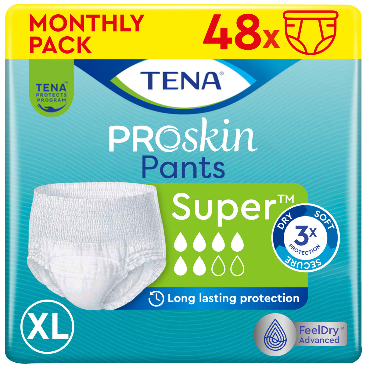 Incontinence Pants Pull-Ups, Extra Large, Super (Qty:48) – ViraCare